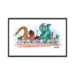 iCanvas "Zoo Bike" by Brigid Malloy Framed - Bed Bath & Beyond - 37682017